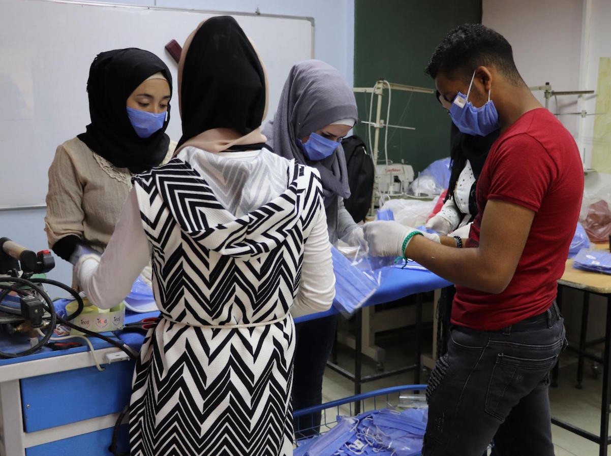 Syrian Youth Make COVID-19 Masks | UNICEF USA