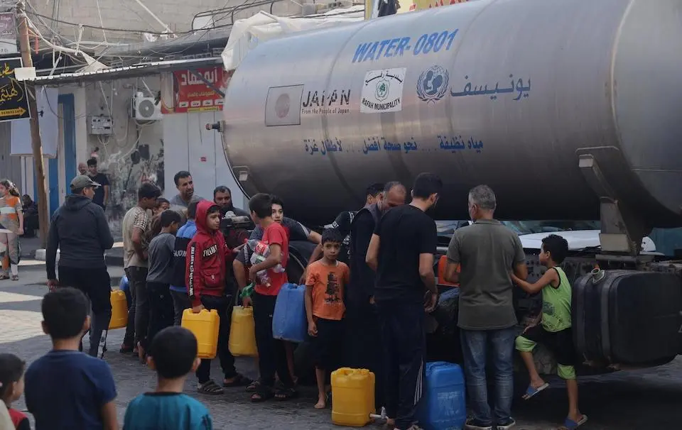 First Trucks Cross Into Gaza With Supplies for Children Caught in Conflict