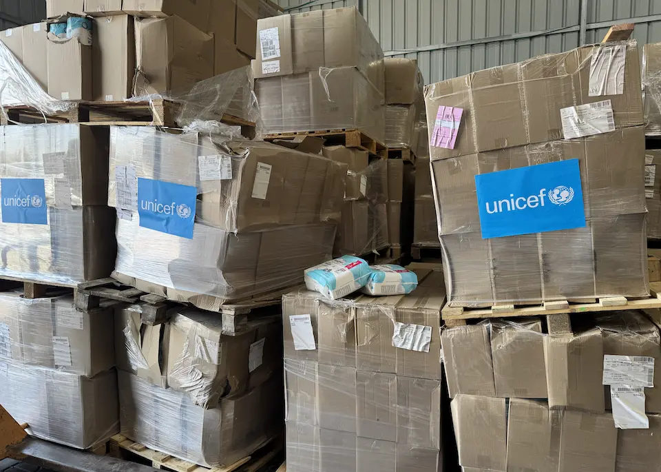Pressing for More Access, UNICEF Delivers Urgently Needed Supplies to ...
